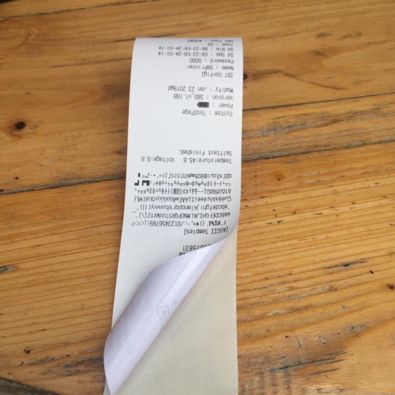 Jual Label sticker continuous 80mm x 10 meter tebal - label kertas ...