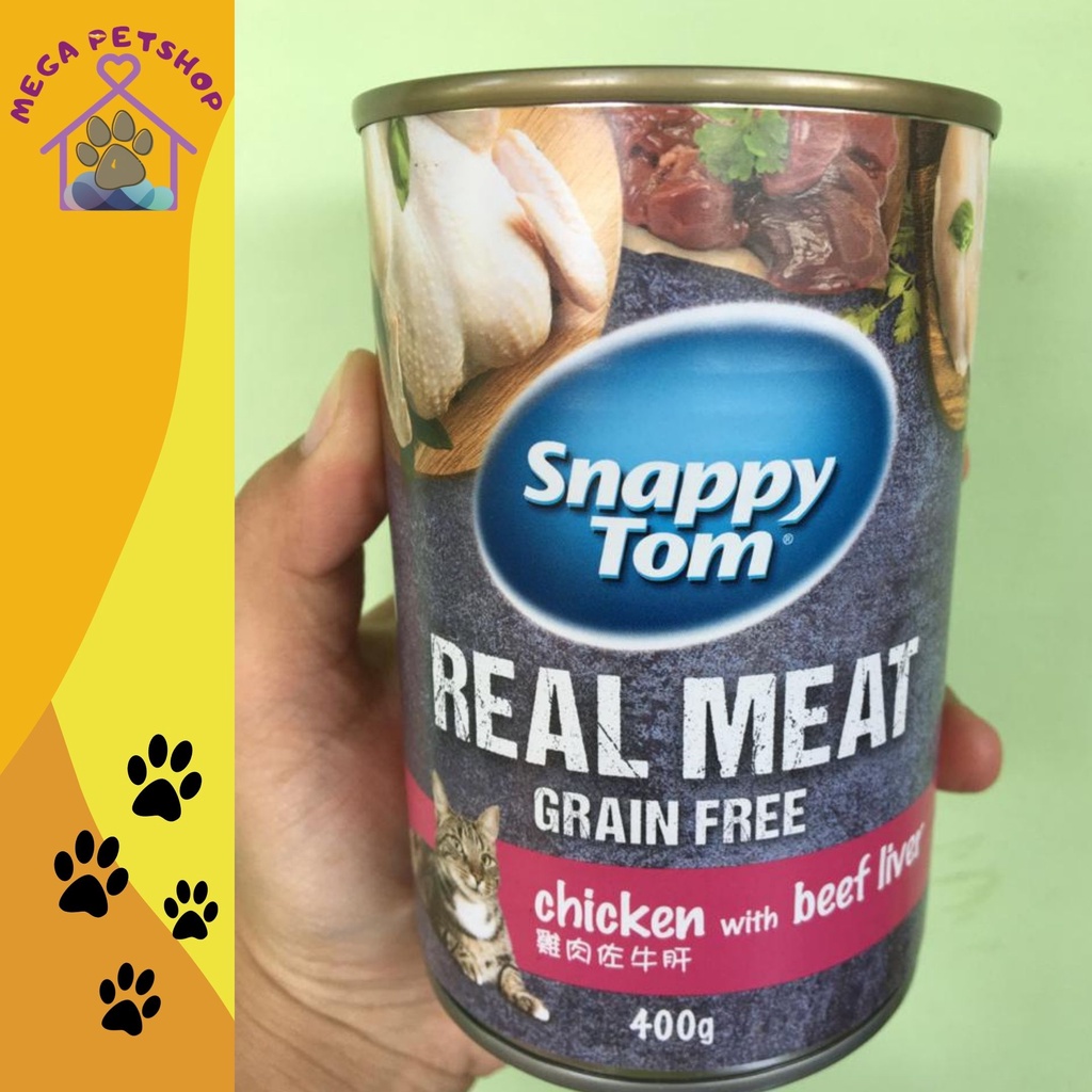 Jual Snappy Tom Cat Wet Food Chicken Beef Liver Flavour 400 gr/Makanan ...