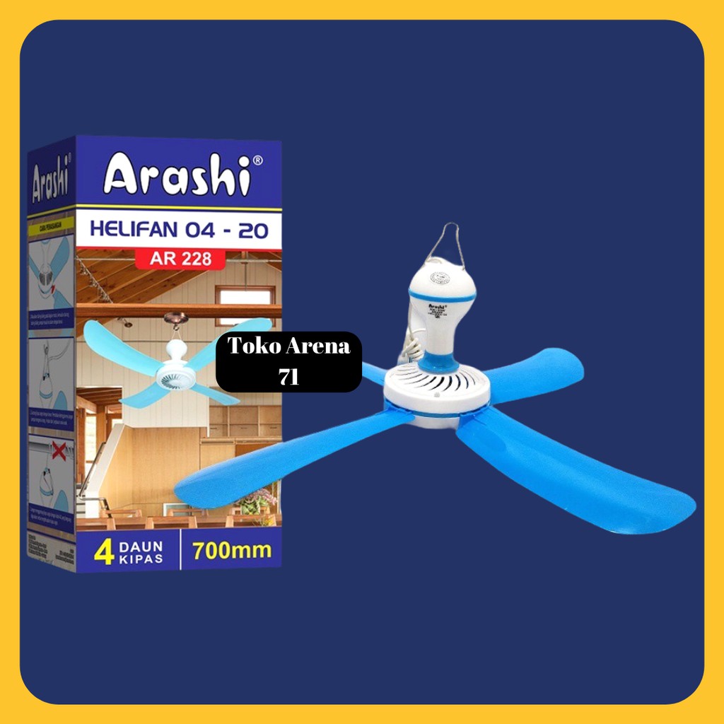 Jual Kipas Angin Gantung Helifan Arashi 20Watt 20W 20 Watt 20 W AR-228 ...