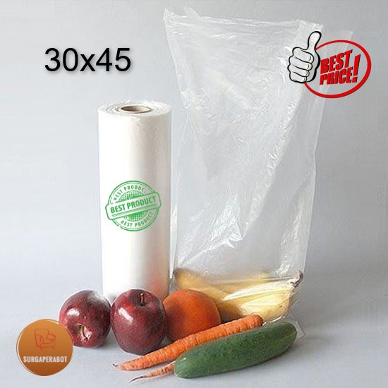 Jual Plastik Buah HD Roll Premium 1 Kg 30x45 cm - Supermarket Fotocopy ...