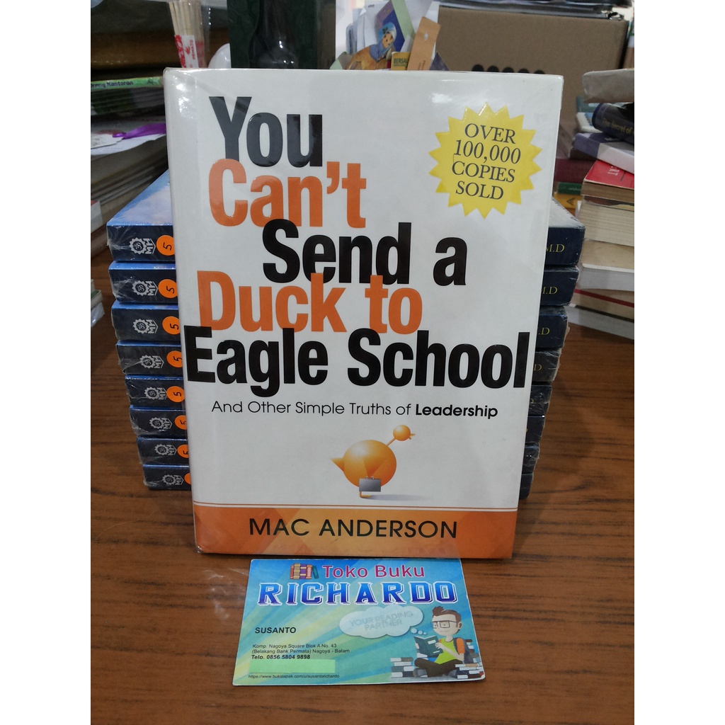 Jual Buku You Can't Send A Duck To Eagle School Import --- Mac Anderson ...