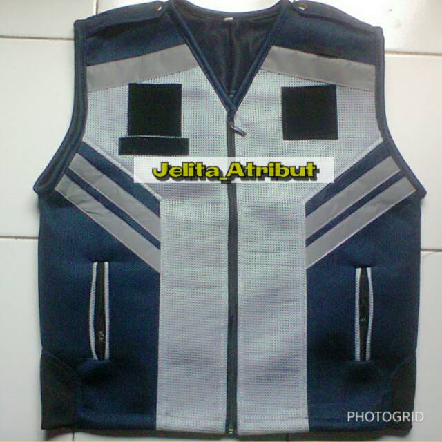 Jual Rompi Dishub/LLAJ Double mess tebal lengkap logo plus bordir nama ...