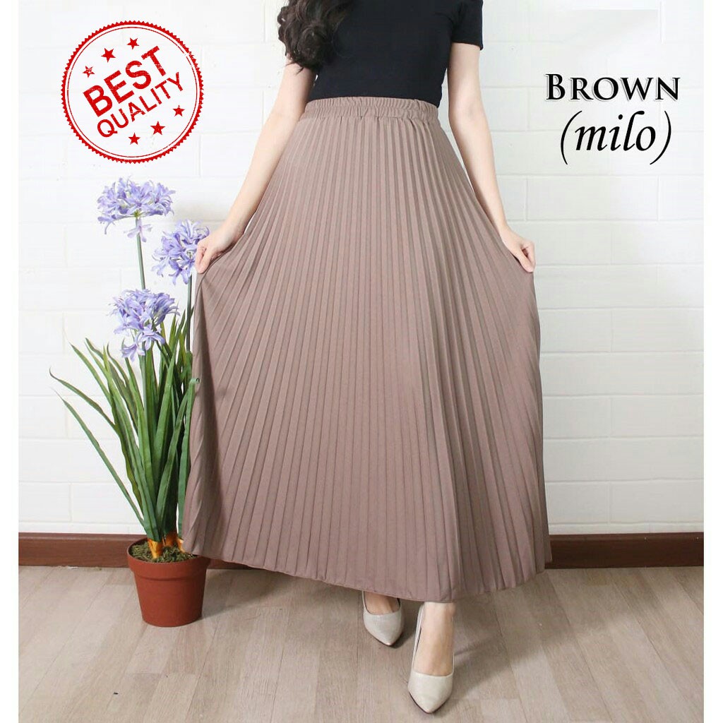 Jual Rok plisket - Rok plisket Bahan Premium. | Shopee Indonesia