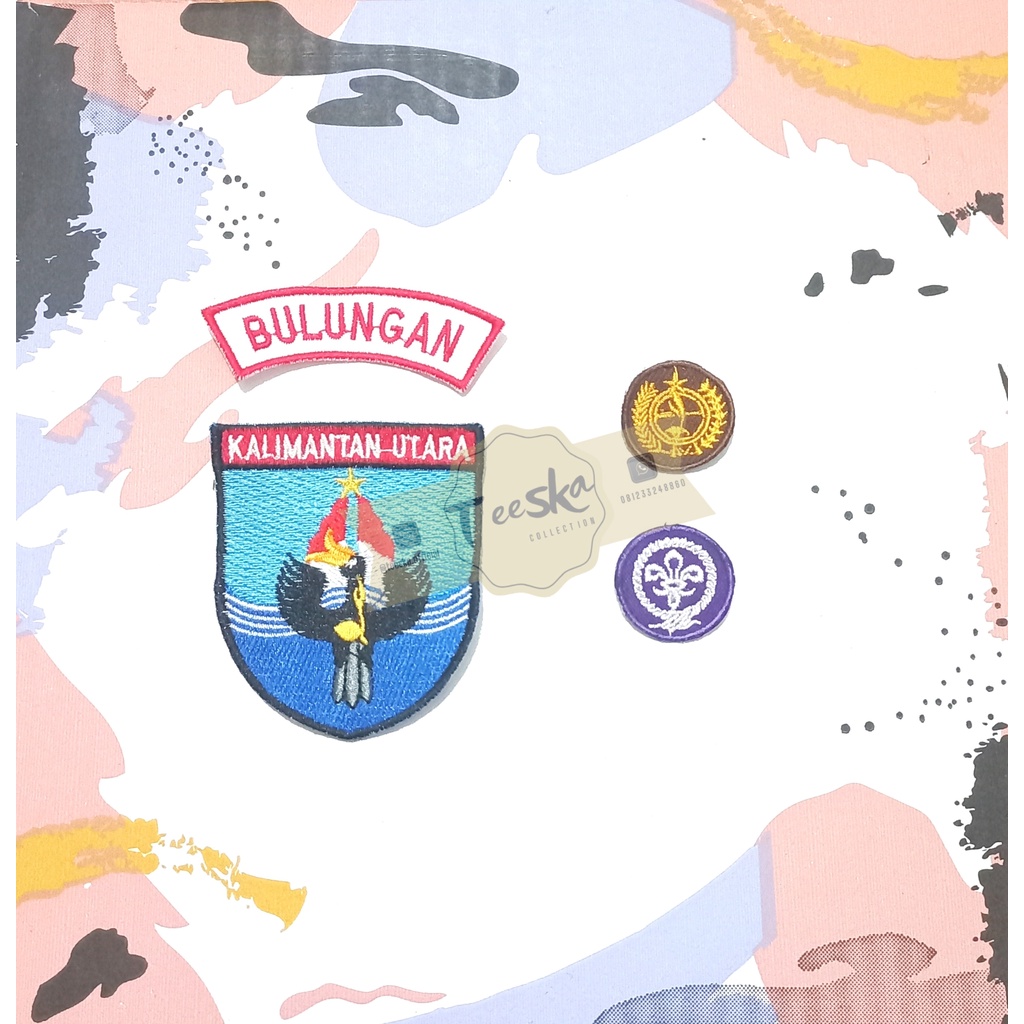 Jual Set Atribut Seragam Pramuka Logo Tunas Kelapa dan Wosm, Logo ...