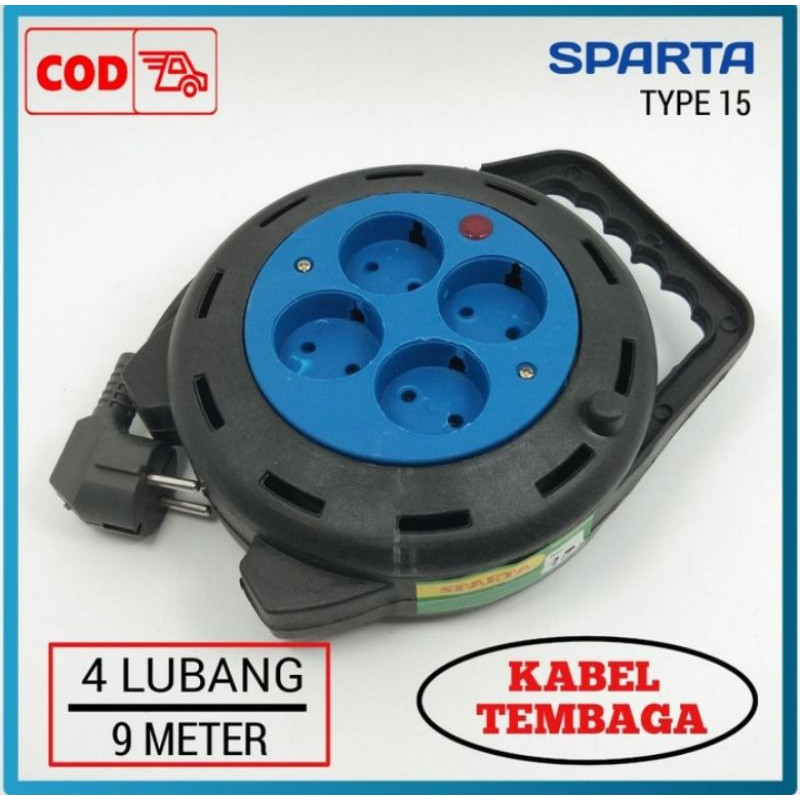 Jual BOX Kabel ROLL COLOKAN 9m / 9 Meter Type 15 - Stop Kontak Listrik ...