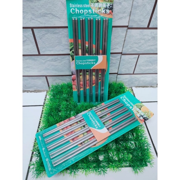 Jual Sumpit Stainless Steel / sumpit makan stainless steel / sumpit ...