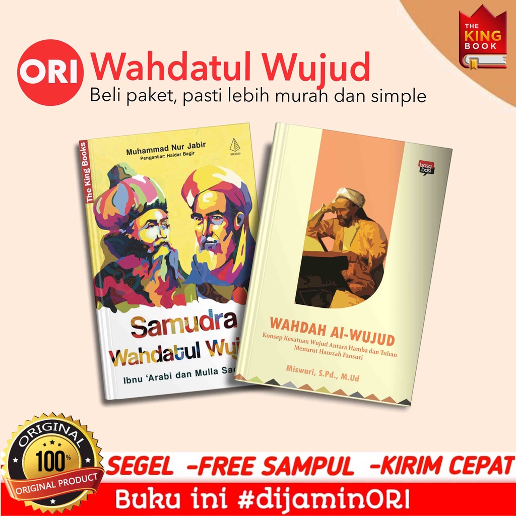Jual Paket 2 buku samudra wahdatul wujud ibnu arabi dan mulla sadra dan ...