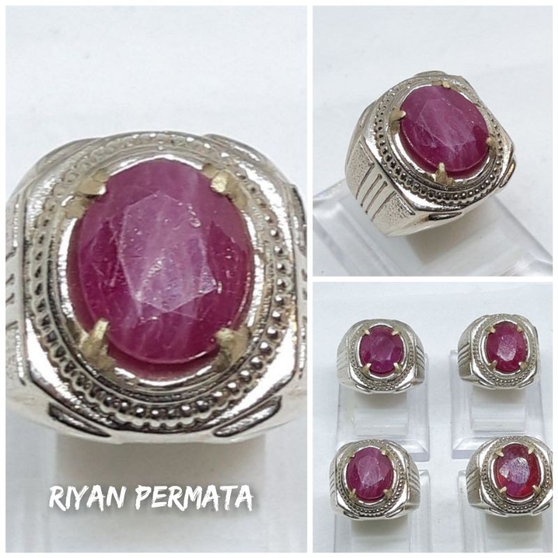 Jual Batu cincin permata ruby cating Natural | Shopee Indonesia