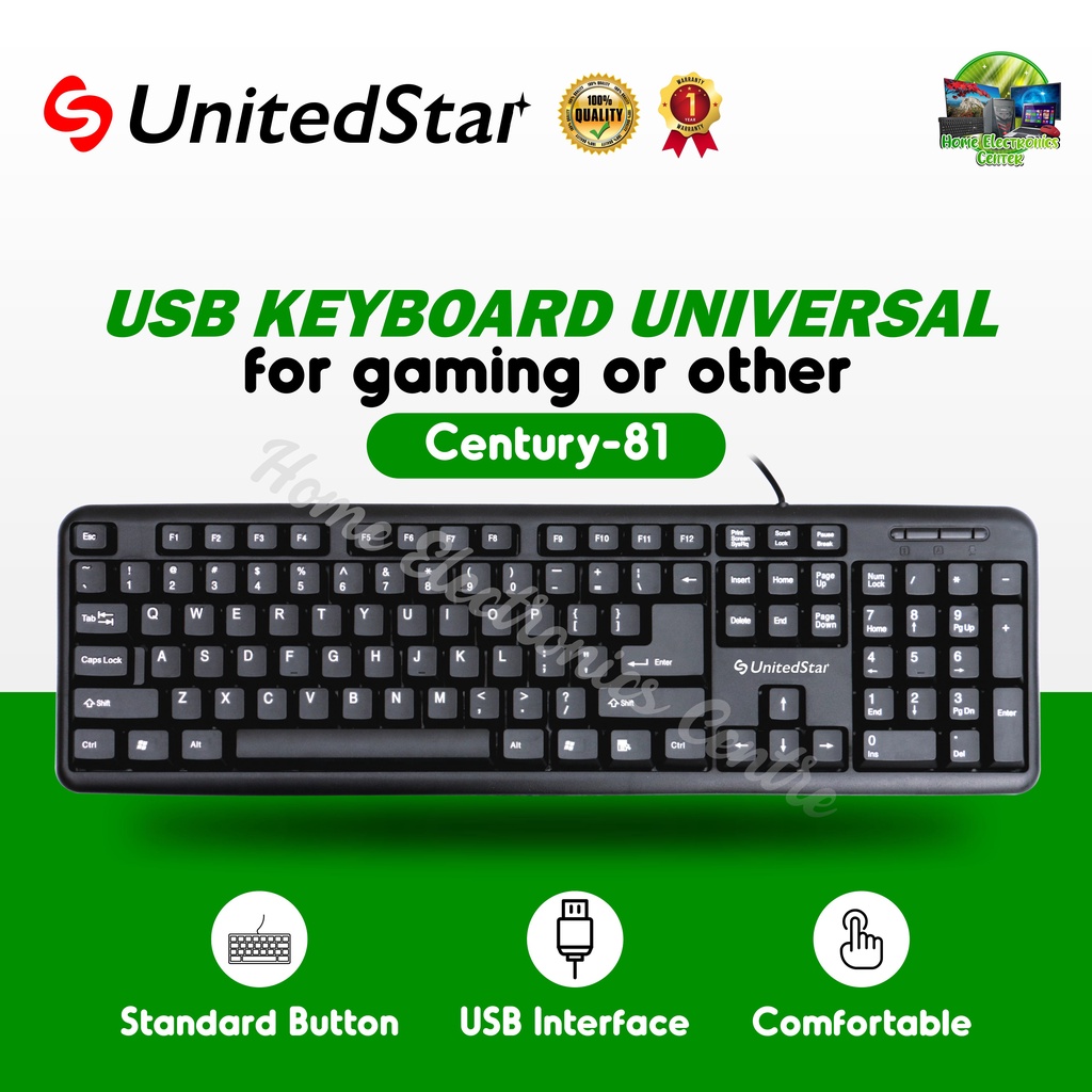 Jual Keyboard USB Termurah Berkualitas Terbaik - Keyboard UnitedStar ...