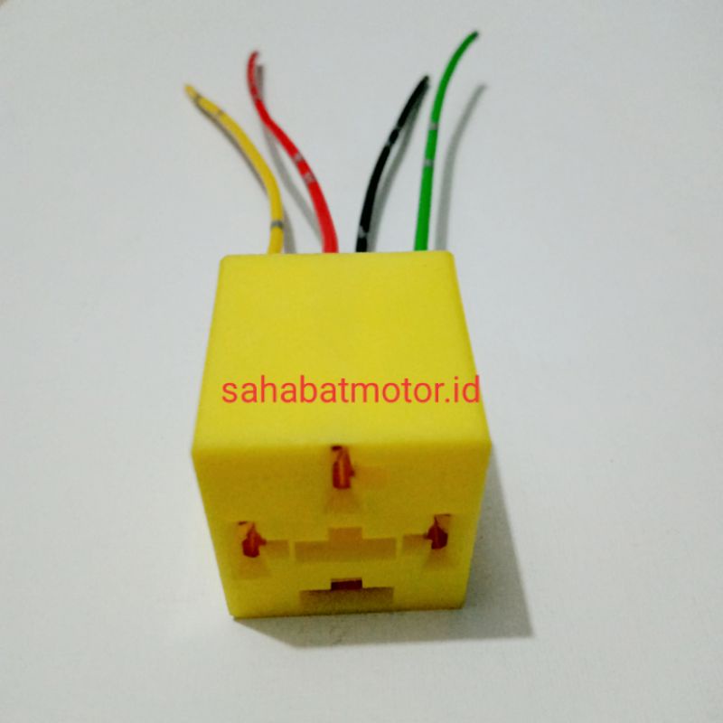 Jual Soket Relay Riley 4 Kaki Kabel Bintik Astra | Shopee Indonesia