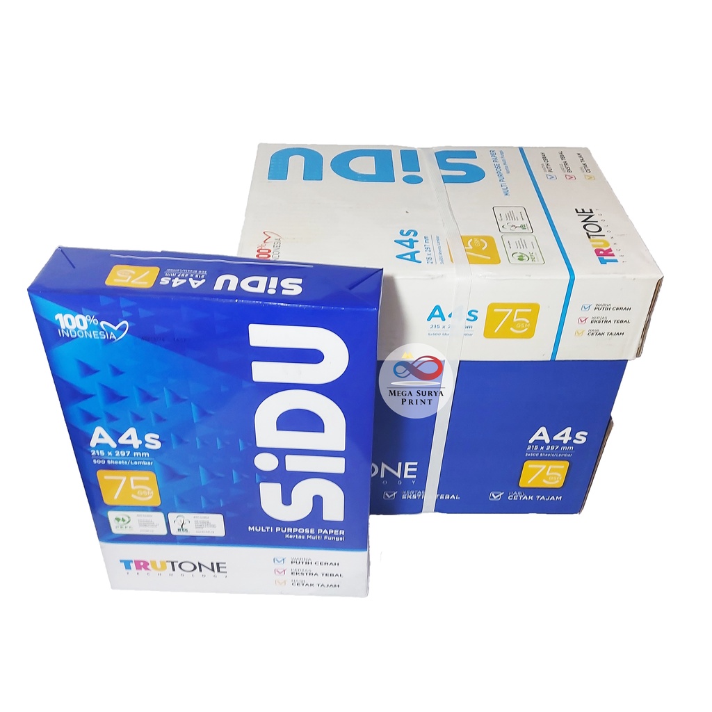 Jual SiDU Kertas HVS a4s 75gr | Shopee Indonesia