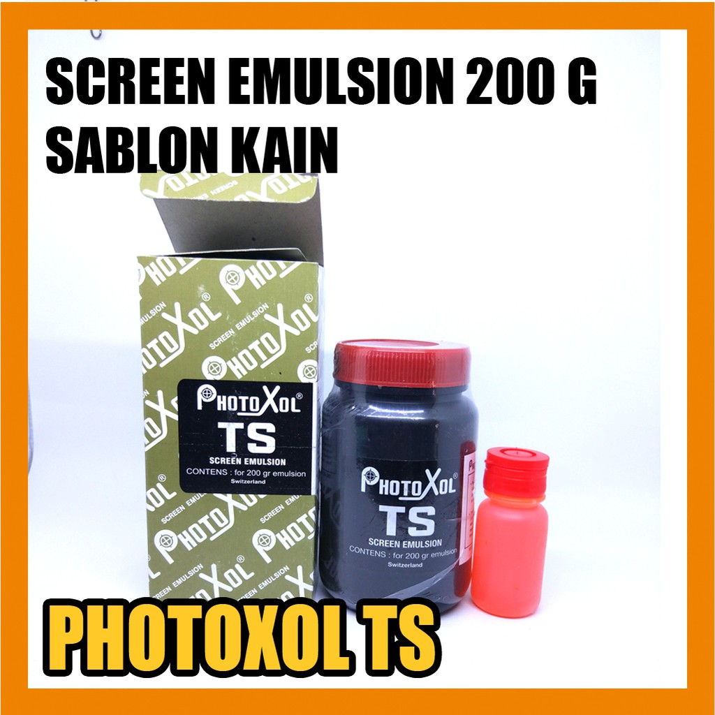 Jual Obat Afdruk Screen Emulsion Photoxol TS 200 g | Shopee Indonesia