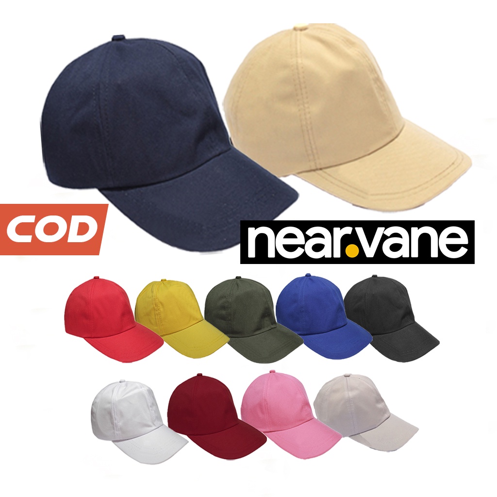 Jual Topi Polos Baseball Pria Wanita Ukuran Dewasa Warna Hitam Krem ...