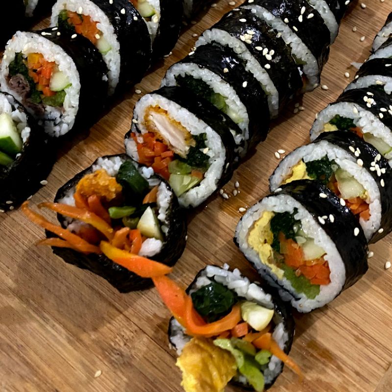 Jual Kimbab Kimbap Telur Nasi gulung Korea Sushi Korea 100% Halal ...