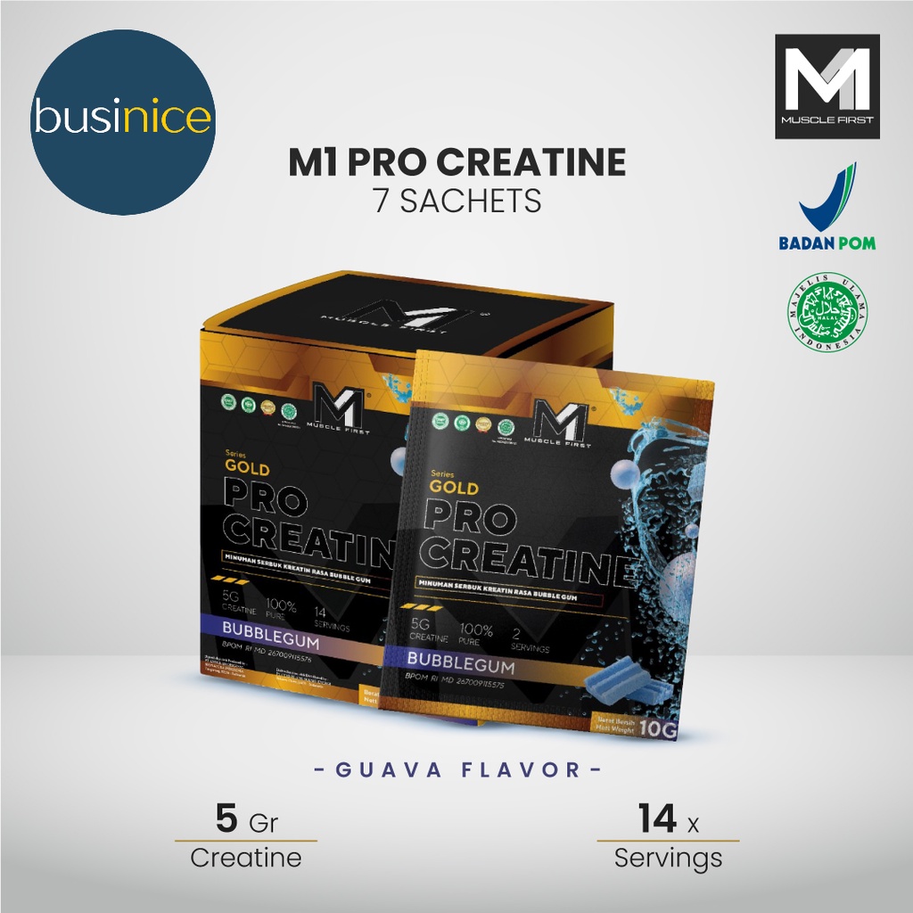 Jual M1 Muscle First Pro Creatine 7 Sachet 7 Serving M1 Creatine ...