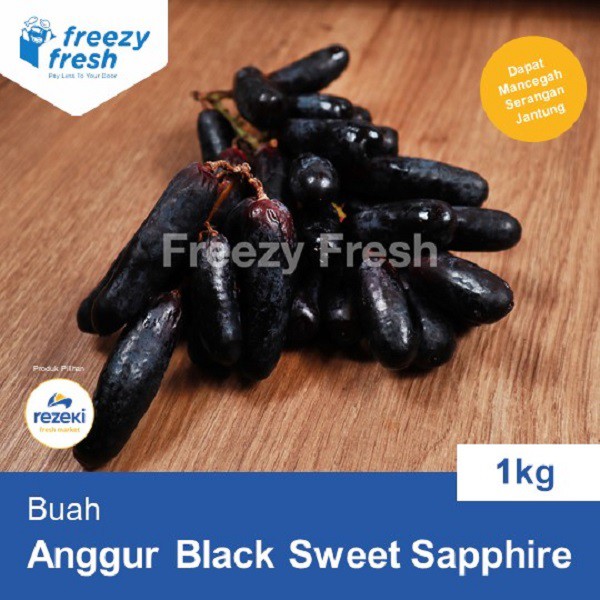 Jual Anggur Black Sweet Sapphire (1 Kilo) | Shopee Indonesia