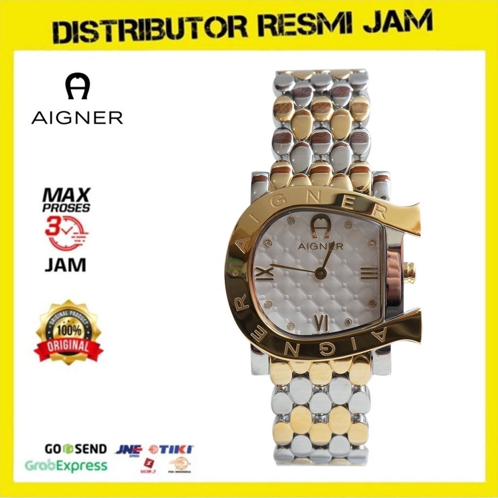 Jual Jam Tangan Wanita Analog Aigner A153211 Massa | Shopee Indonesia