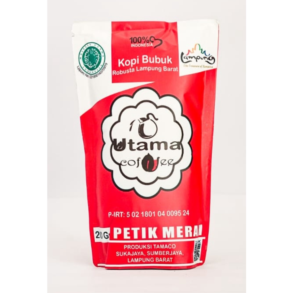 Jual KOPI PETIK MERAH - UTAMA ( 200gr ) | Shopee Indonesia