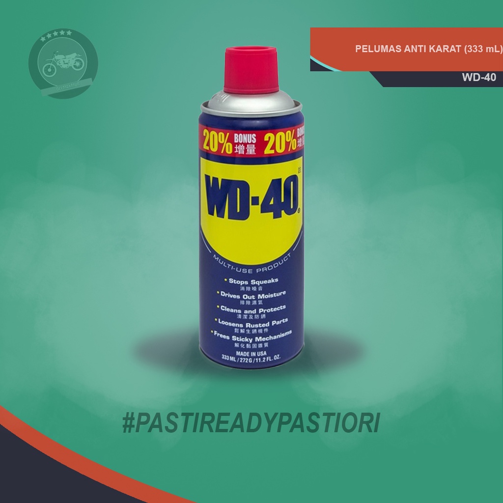 Jual WD-40 PELUMAS ANTI KARAT (333 mL) | Shopee Indonesia