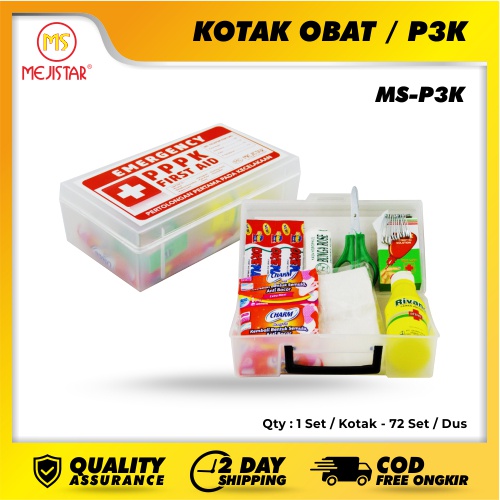 Jual DNY Kotak Obat P3K First Aid Kit Lengkap untuk Mobil | Shopee ...