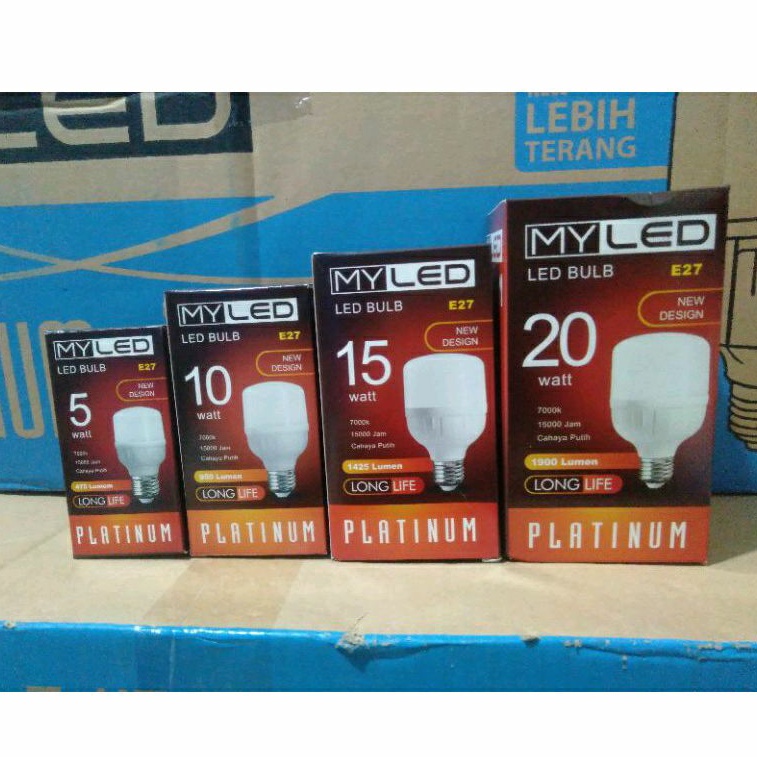 Jual Lampu Bohlam Led 10 Watt Bulb Capsul Murah Hemat Energi Merk myled | Shopee Indonesia