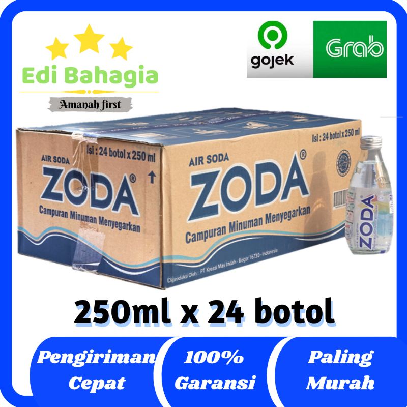 Jual ZODA AIR SODA BOTOL BELING 250 ML 1 DUS | Shopee Indonesia