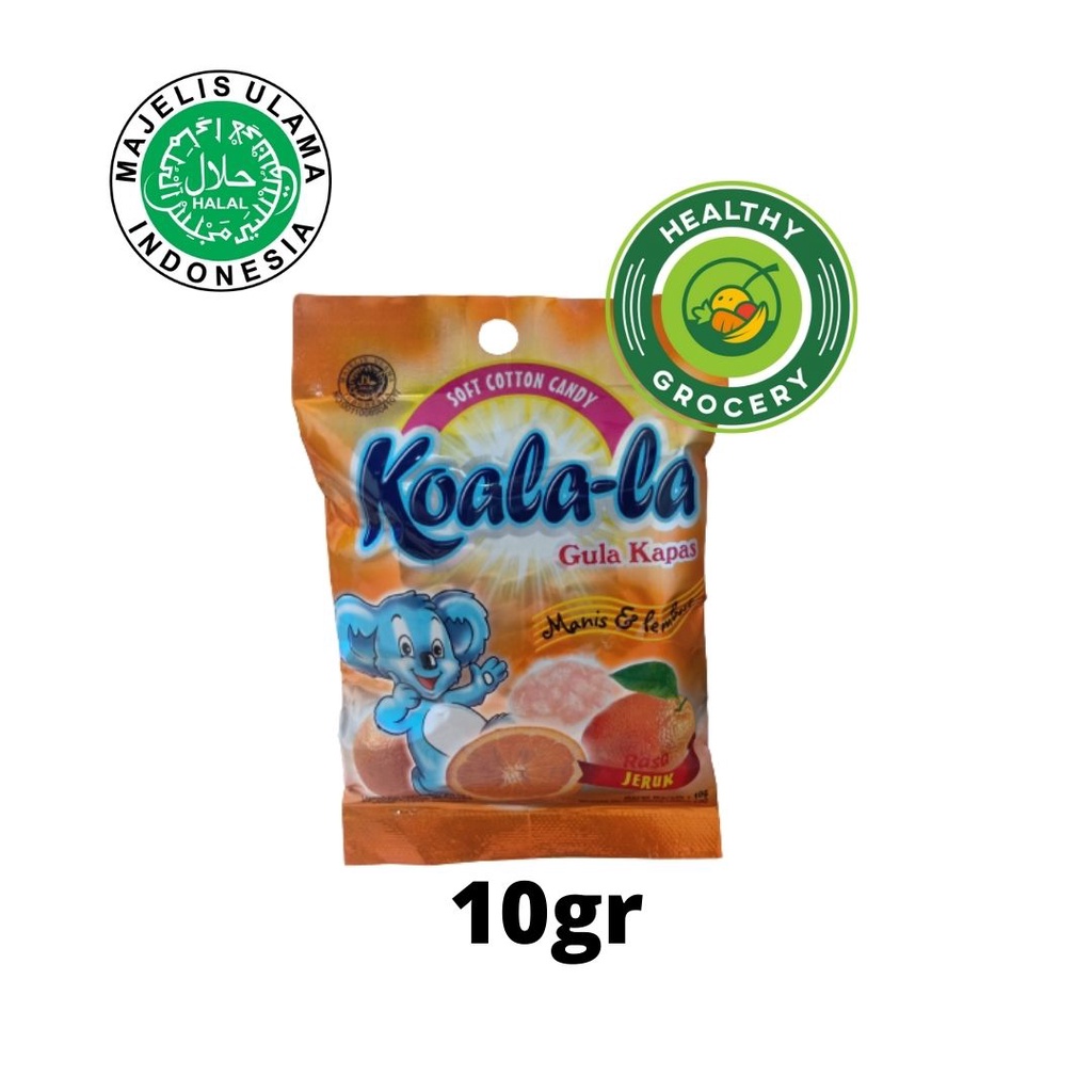 Jual Koala-La / Koalala Soft Cotton Candy 10gr / koala / Permen Gula ...
