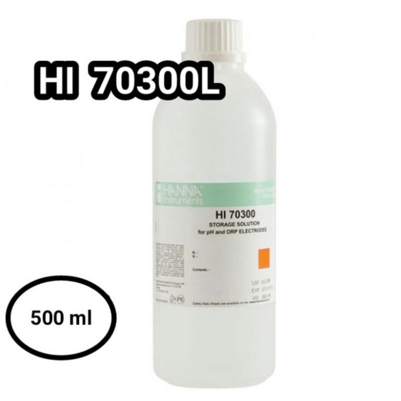 Jual Hanna instruments HI-70300L pH Electrode Storage Solution, 500 mL ...