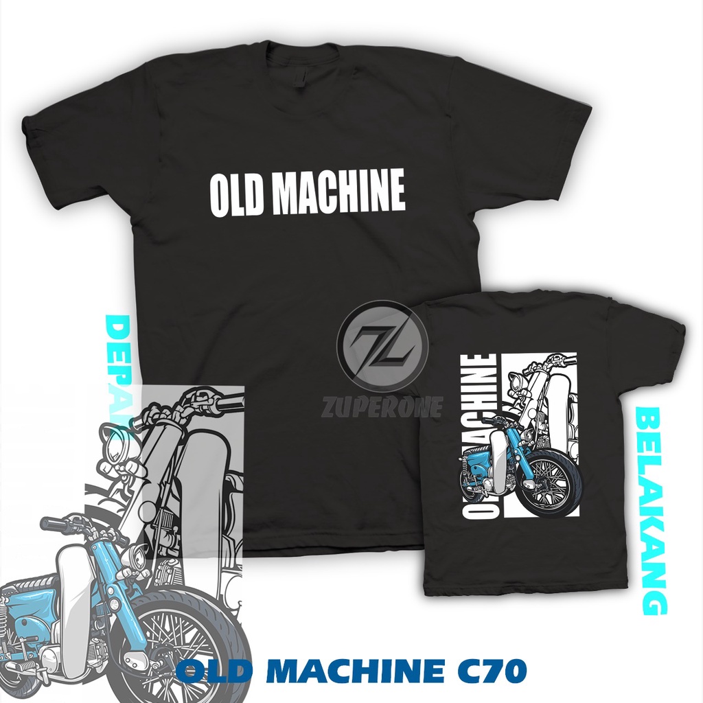 Jual KAOS MOTOR HONDA C70 BEKJUL OLD MACHINE HONDA GANK CLASSIC KLASIK ...