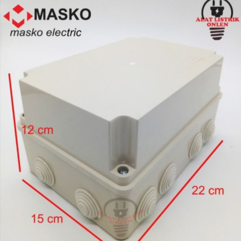 Jual JUNCTION BOX / DURADUS DORADOS DORADUS 220×150×120 MM 12 Lubang ...