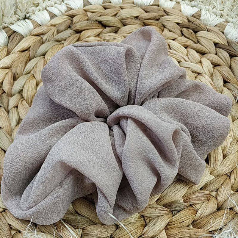 Jual Ikat rambut Cepol hijab Scrunchie Jumbo | Shopee Indonesia