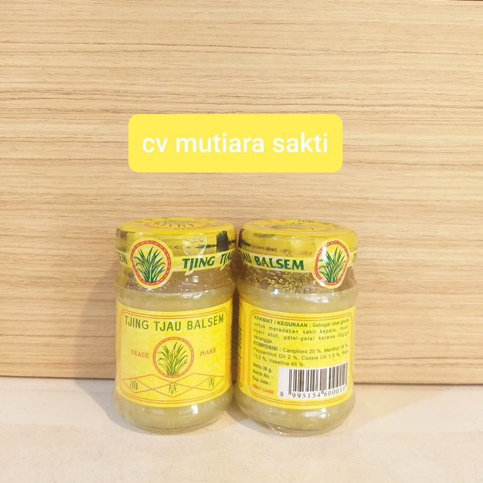 Jual Sambalsam- Tjing Tjau Balsem Trade Mark 36Gram Cingcau -Tulang ...