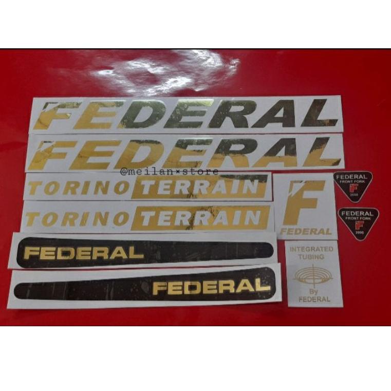 Jual Stiker Sepeda Federal Torino Terrain Crome 6H1 | Shopee Indonesia