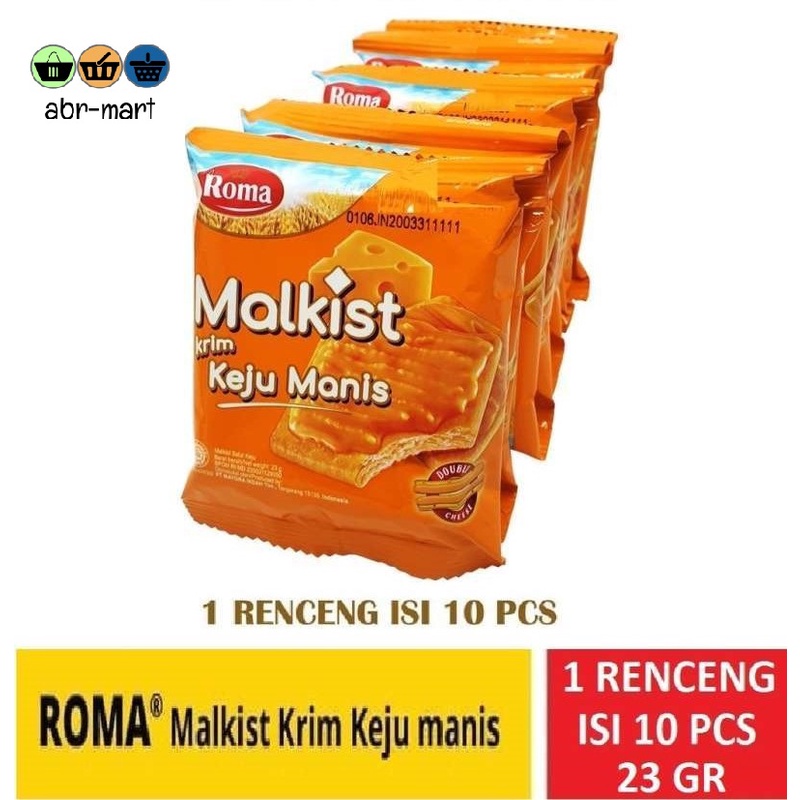 Jual ROMA MALKIST KEJU MANIS RENCENG 10 SACHET | Shopee Indonesia