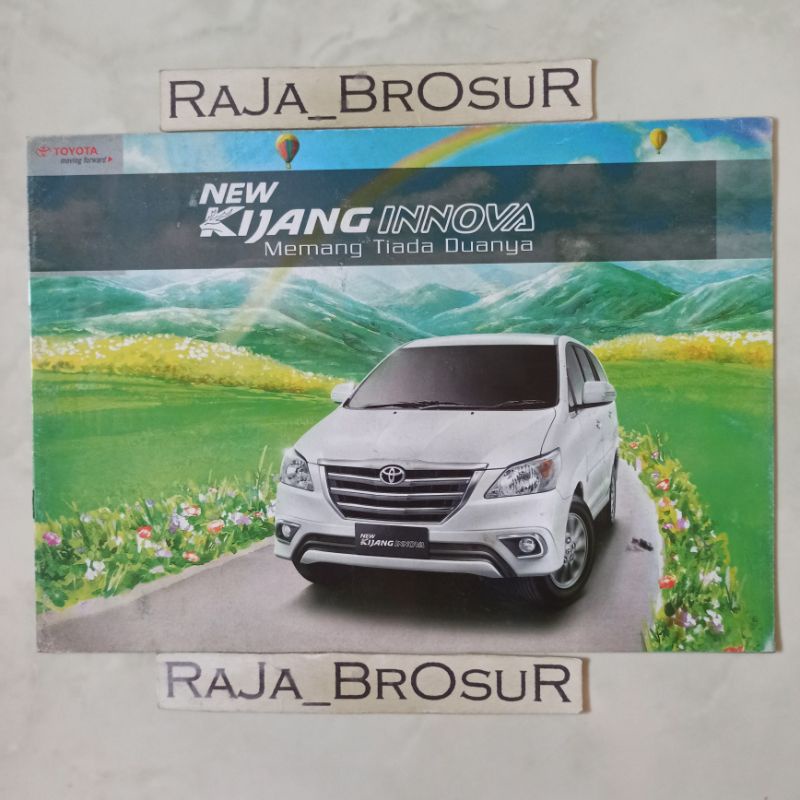 Jual Poster brosur katalog booklet Toyota Kijang Innova 2013 | Shopee ...