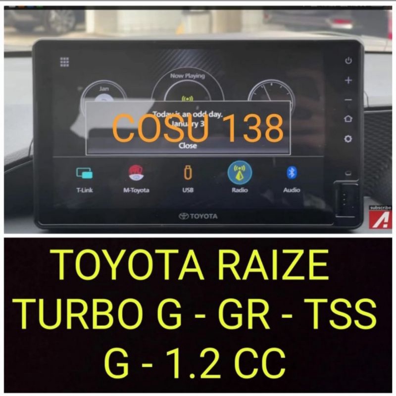 Jual Anti Gores Head Unit Toyota Raize S TSS 2021 2022 2023 Nano Glass ...