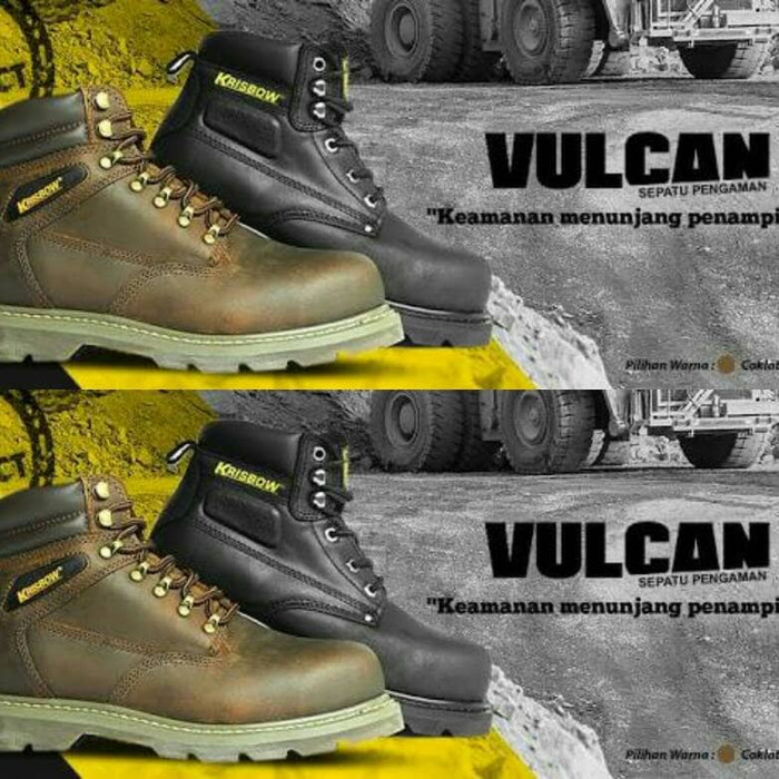 Jual Safety Shoes Krisbow Vulcan | Shopee Indonesia