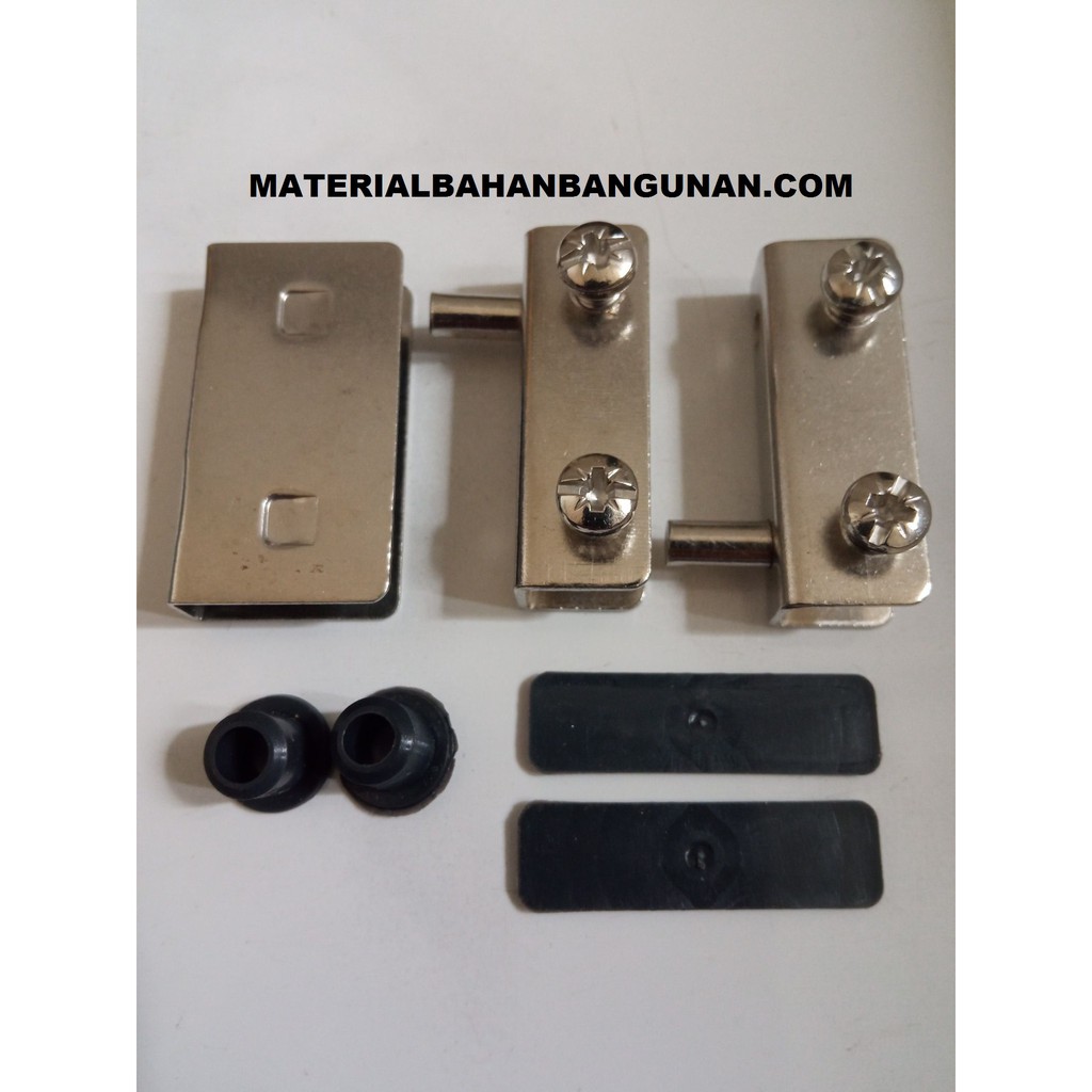 Jual Engsel Kaca Jepit Pivot Magnet Engsel Jepit Lemari Pintu Kaca ...