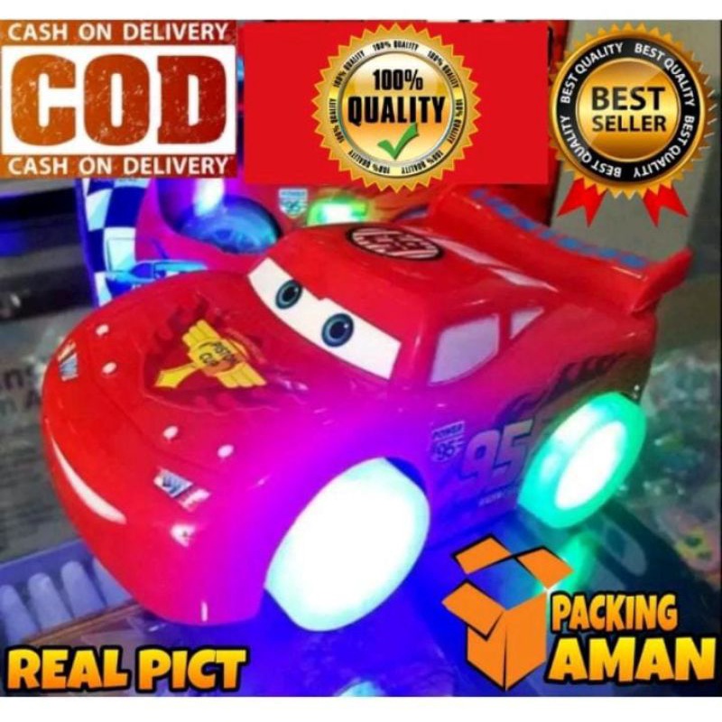 Jual CARS 95 RODA LAMPU Mainan Anak Mobil Racing Sport Cars Bump And Go ...