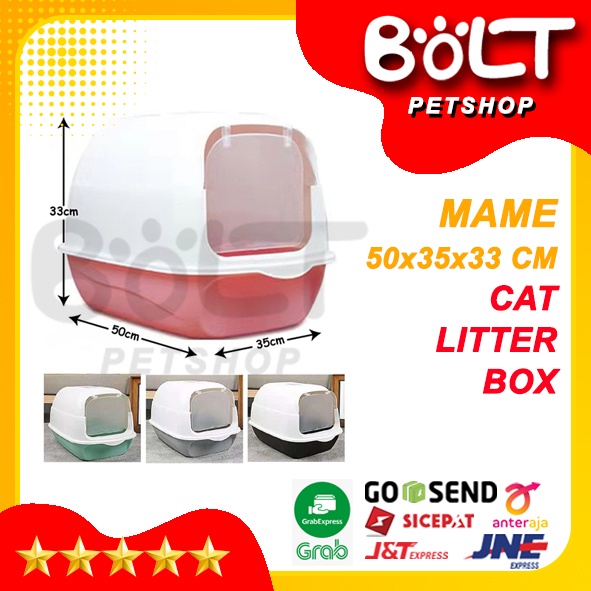Jual Bak Pasir Kucing MAME Cat Litter Box LARGE GOJEK - GRAB | Shopee ...