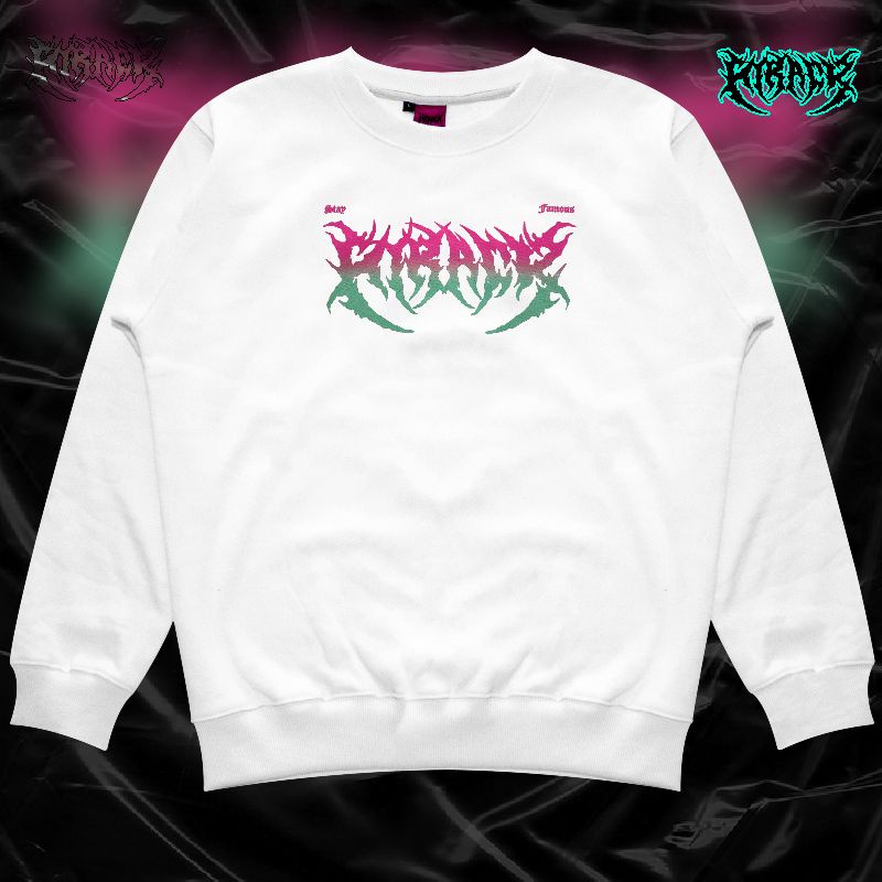 Jual CREWNEACK METAL GRADASI//HTRACKMERCH//(Bisa Bayar di Tempat ...