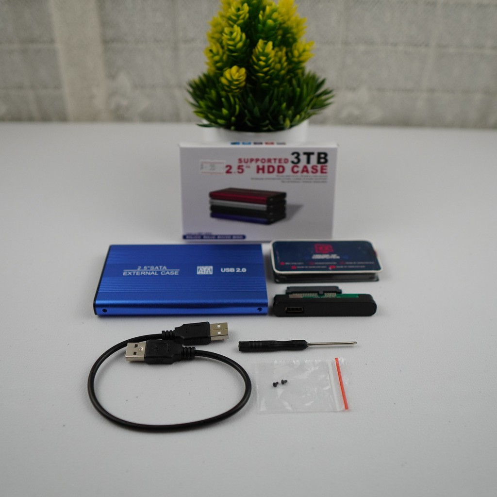 Jual external case hardisk hdd 2.5 inch SATA hdd enclosure - ready ...