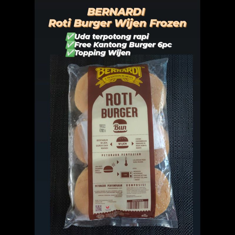 Jual Roti Burger Bernardi | Shopee Indonesia