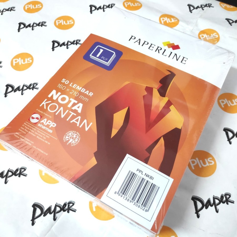Jual Nota Kontan besar 1 ply Paperline 1 play RANGKAP 1Buku saja ...