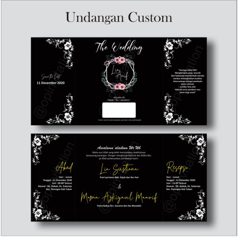 Jual undangan custom murah | Shopee Indonesia
