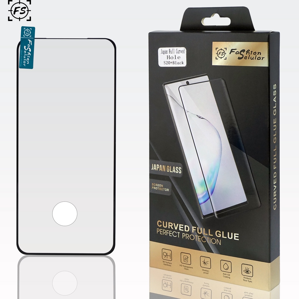 Jual FS Tempered Glass Premium Japan Curved Samsung Note 8 9 10 20 ...