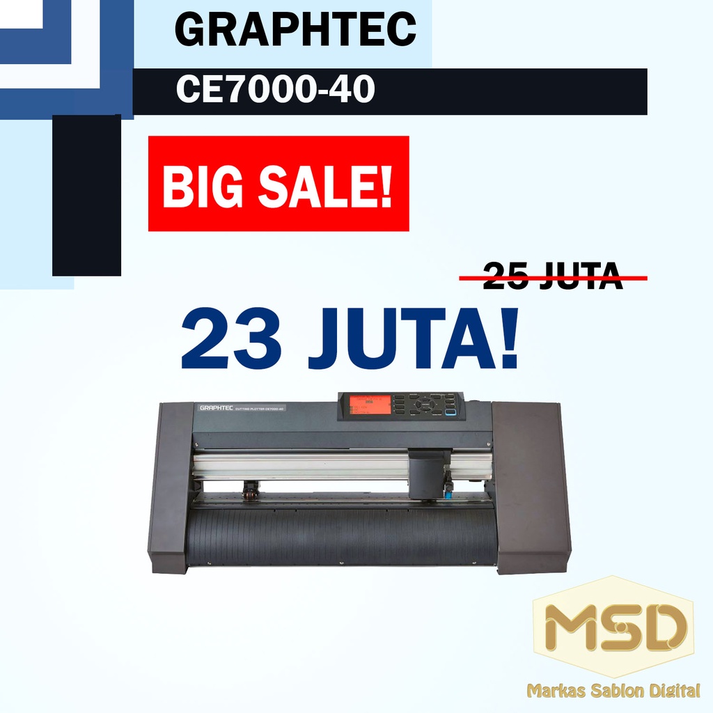 Jual Mesin Cutting Sticker Graphtec CE7000-40 (Made In Japan) | Shopee ...