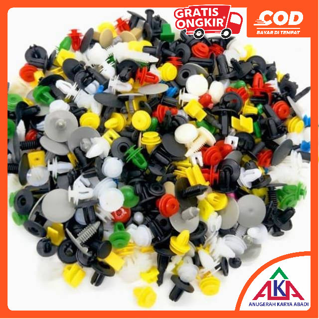 Jual Baut Rivet Mur Klip Body Bemper Kancing klip Dashboard Mobil ...