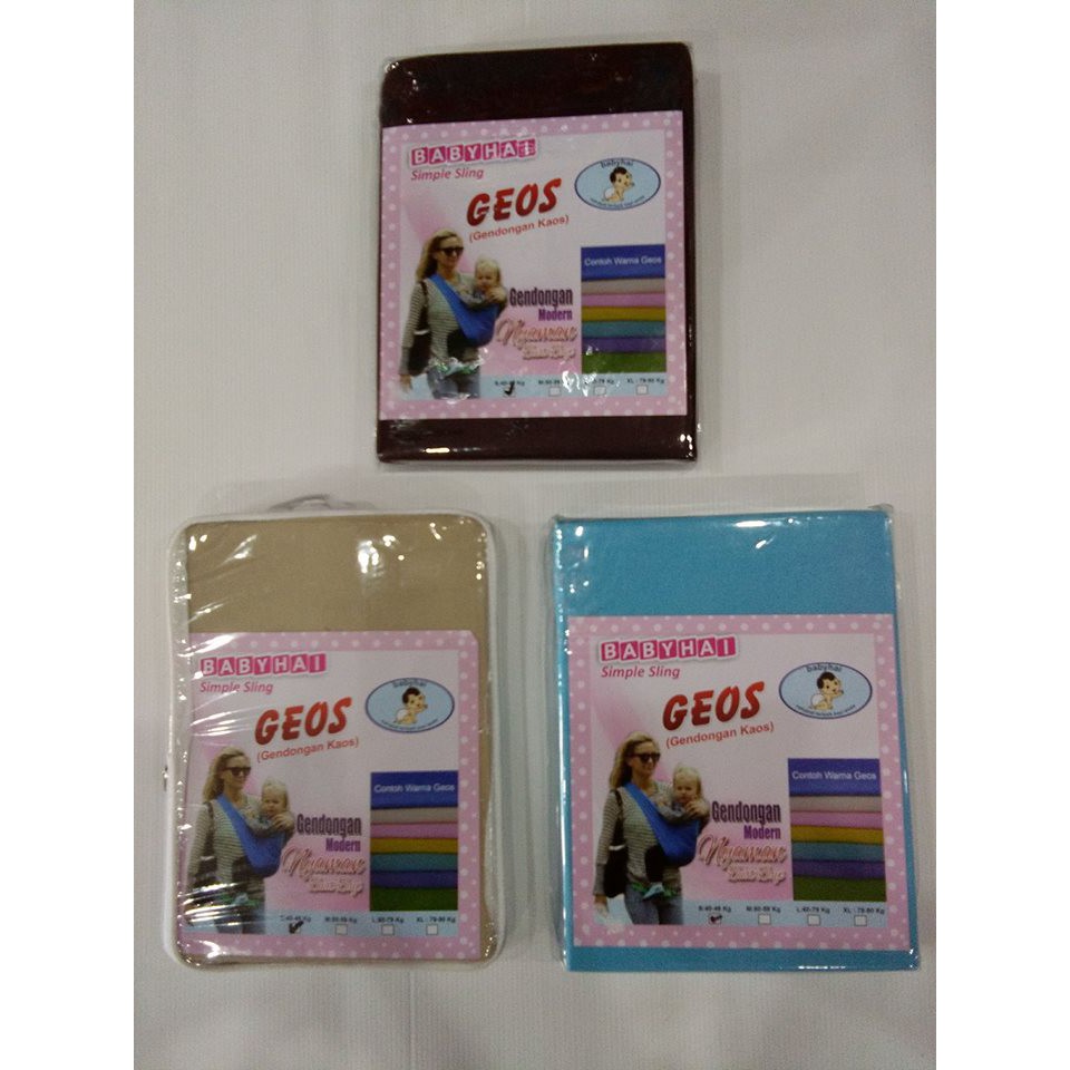 Jual Simple Sling BABYHAI/GEOS (Gendongan Kaos) | Shopee Indonesia