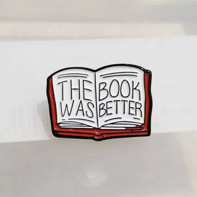 Jual Cute pin / cartoon pin - book flower cheers | Shopee Indonesia
